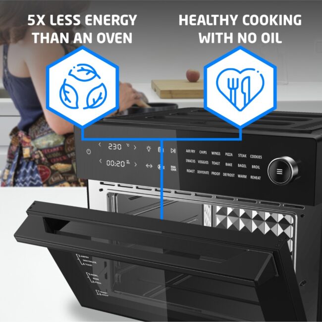 BridgePro 30L Digital Air Fryer Oven Including Full Accessory Set ...